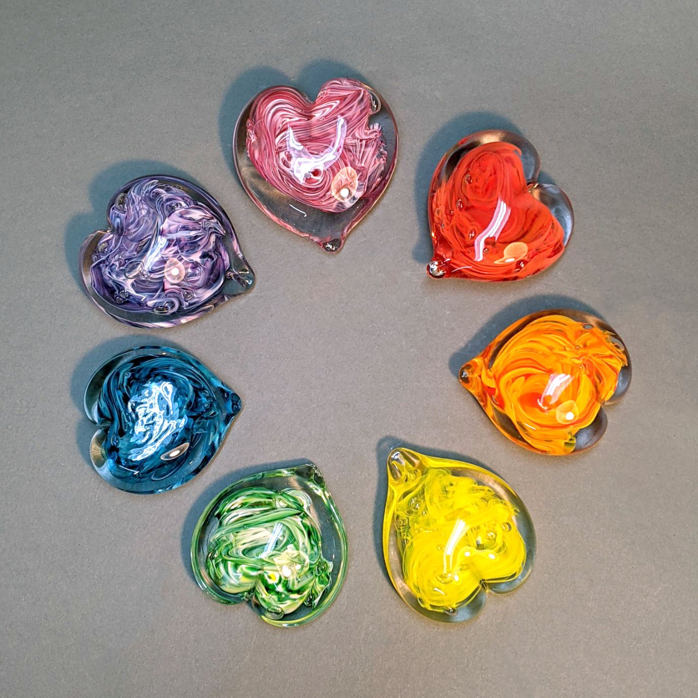 Heart Paperweight | Decatur Glassblowing